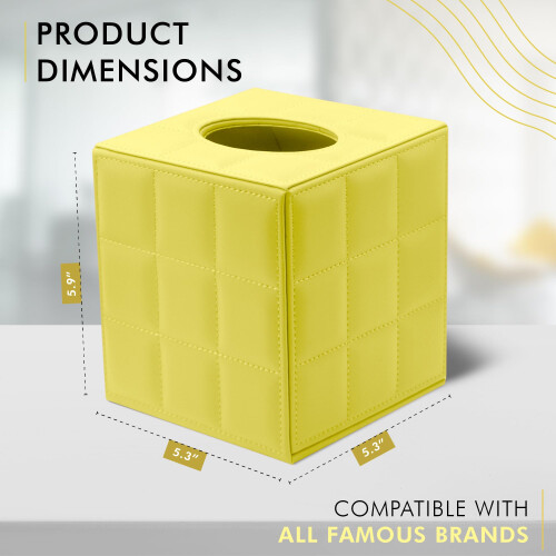 Luxury 5 Star Hotel Style Tissue Box Cover - Sturdy and Stylish Tissue ...