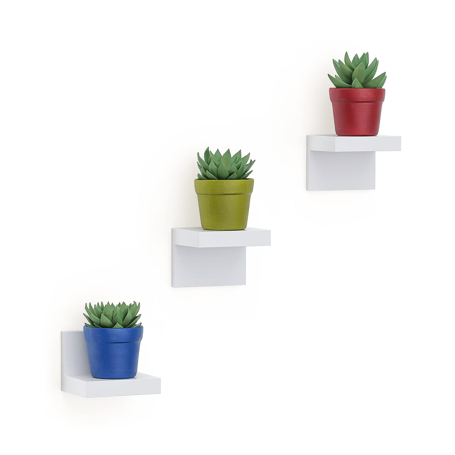 Riche House 3 Pack Small Floating etageres pour mur de 4 pouces de ...