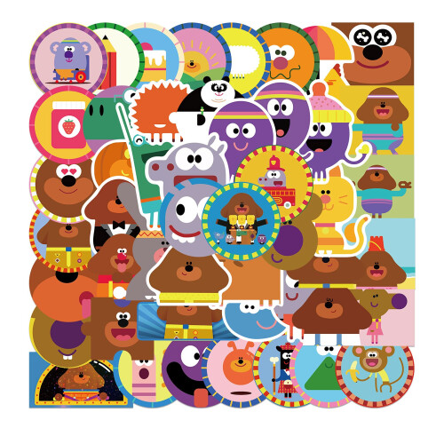 50pcs Hey Duggee Stickers Cute Cartoon Stickers for Kids Hydroflask ...