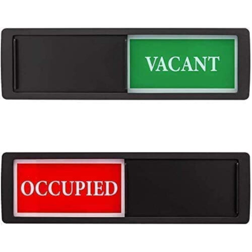 Vacant Occupied Office Sign Occupied Sign for Bathroom Door Privacy ...