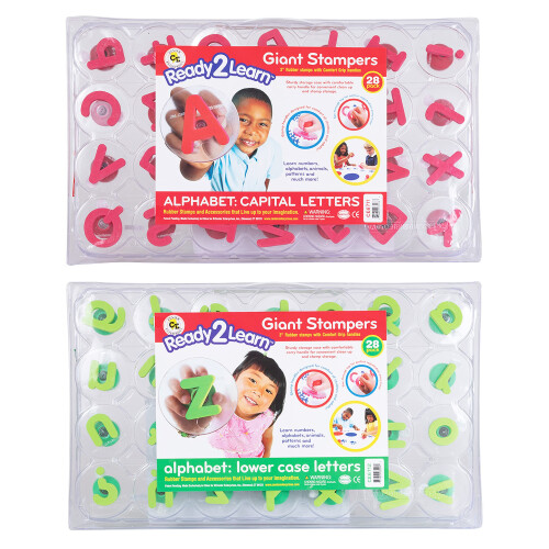 Tampons g ants READY 2 LEARN - Alphabet - Majuscules et Minuscules ...