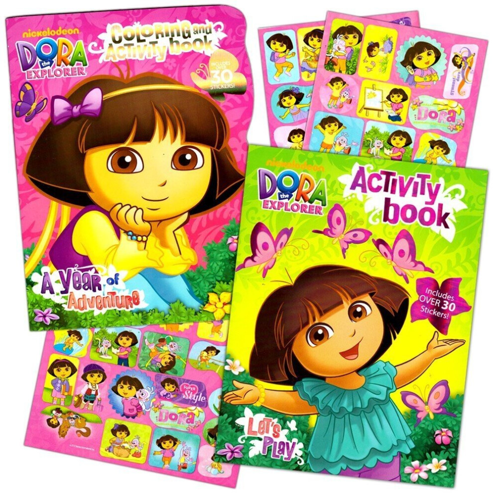 Dora Set de car?i de colorat Explorer (2 car?i de colorat) on OnBuy