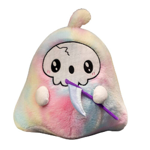 (Colorful Death God, 20cm/7.87in) Toy Halloween Plush Skull Reaper ...