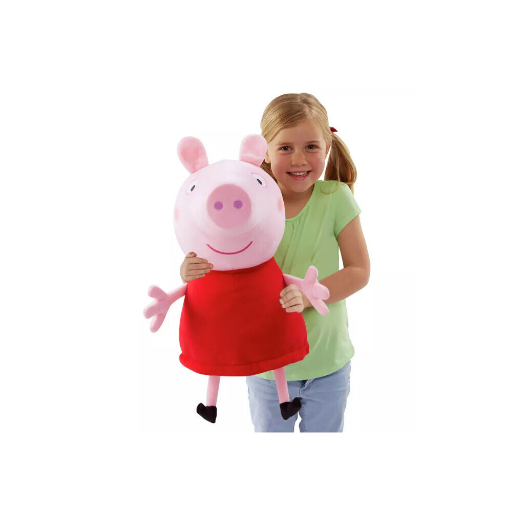 (Peppa Pig) (George) Peppa Pig Giant Peppa Pig or George plush toy on OnBuy