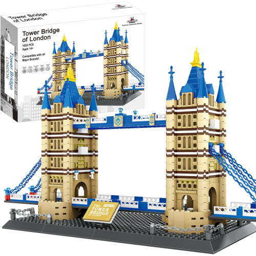 Apostrophe Games Tower Bridge Building Block Set - 1 052 Pieces London ...