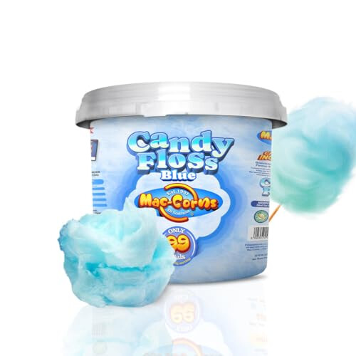 Mac-Corns - Blue Cotton Candy Floss - 10ltr Mega Bucket on OnBuy