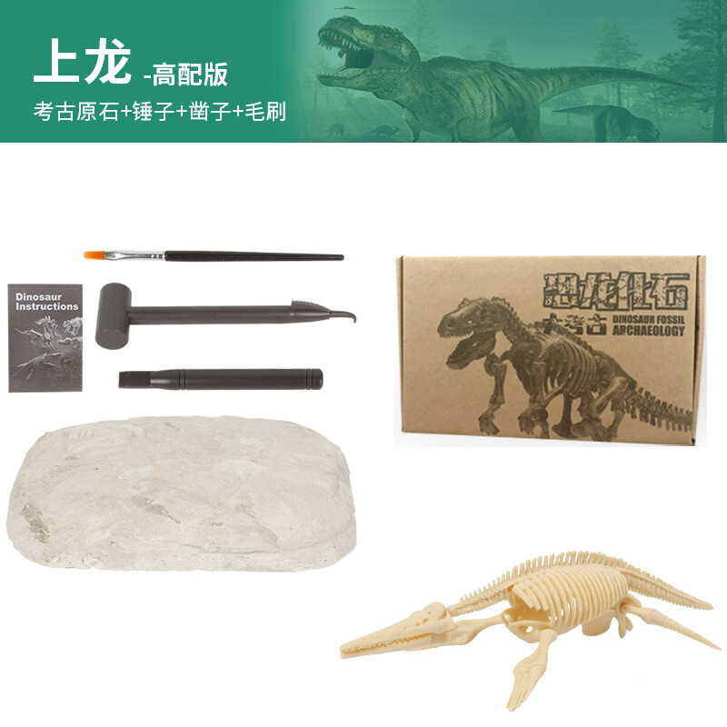 (Archeology Shang Long) Educational Fun And Dinosaur Skeleton Digging ...
