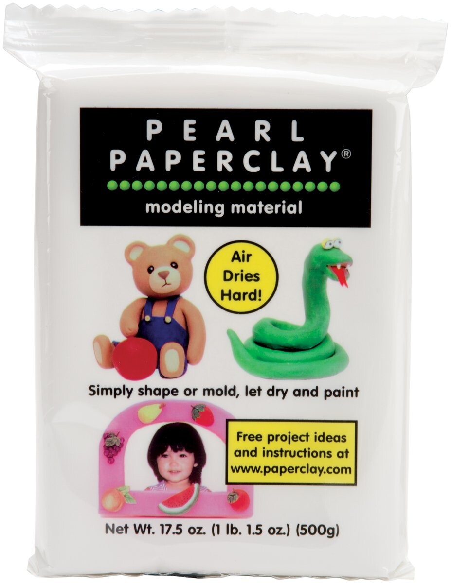 Creative Paperclay Pearl Paper Clay for Modeling Compound 16-Ounce W on ...