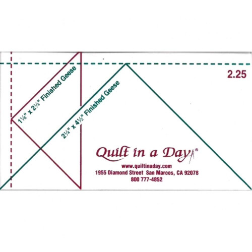 2.25 Flying Geese Ruler by Quilt in a Day on OnBuy