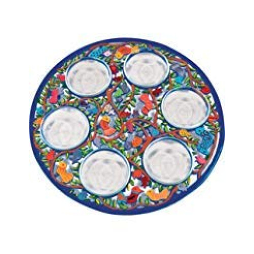 Yair Emanuel Passover Seder Plate Set PASSOVER SEDER PLATE LASER CUT ...