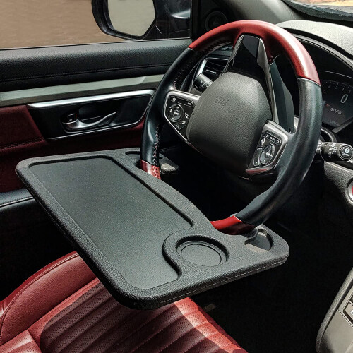 Steering Wheel Tray Car Table Tray Steering Wheel Desk for Laptop and ...