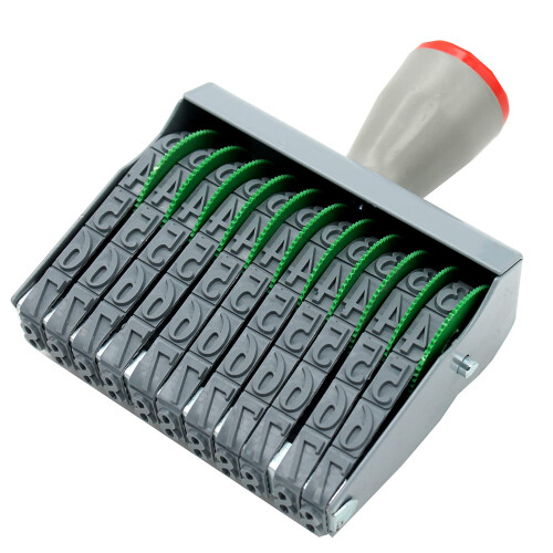 Date Stamp zeng Traditional Rubber Numbering Stamp 11 Digits ...