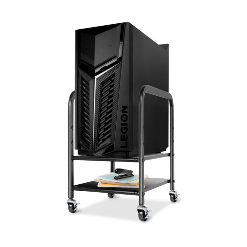 360Tronics Computer Tower Stand 2-Tier Height Adjustable ATX-Case ...
