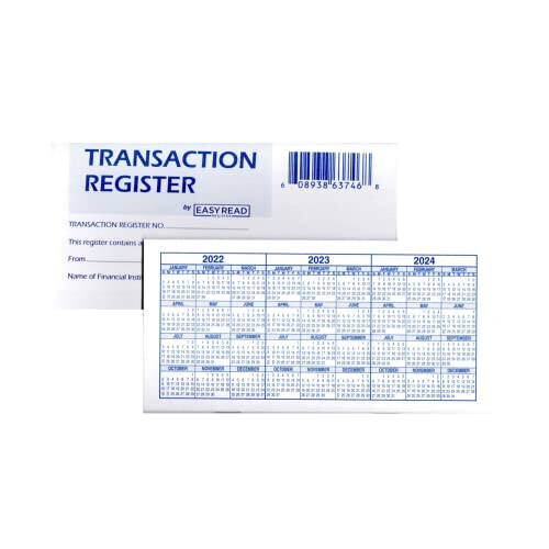 18 Pack checkbook Registers for Personal checkbook, Transaction Ledgers ...
