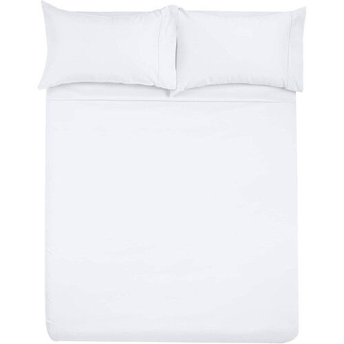 Microfiber RV Sheet Sets 70x80 Camper King White Solid RV Bed Sheets ...