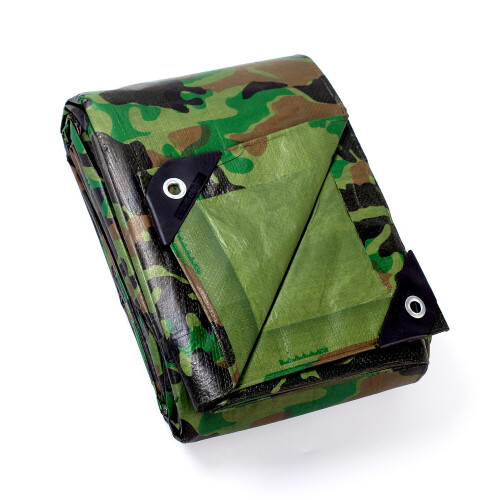 GUARD SHIELD Lightweight Camo Tarp Camouflage Tarps Waterproof 20x20 ...
