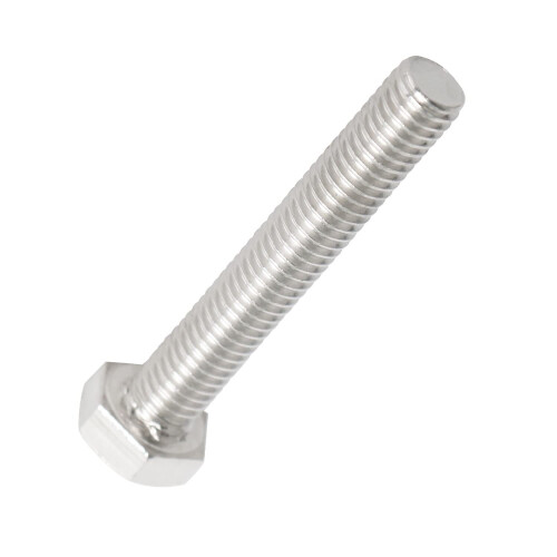 Ohamtes Left Hand Thread 1 Pcs SUS304 M8 x 50mm Hex Head Bolts Screws ...