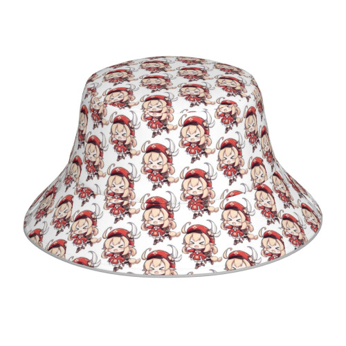 (Klee Chibi - Genshin Impact_7623) Bucket Hat Reversible Reflective for ...