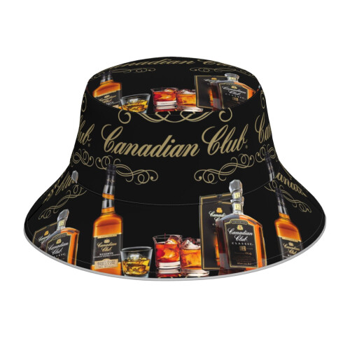 (Canadian Club _7979) Bucket Hat Reversible Reflective for Men Women ...