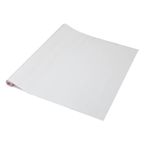 (45cm, 1m) GLOSSY WHITE sticky back plastic vinyl wrap film on OnBuy
