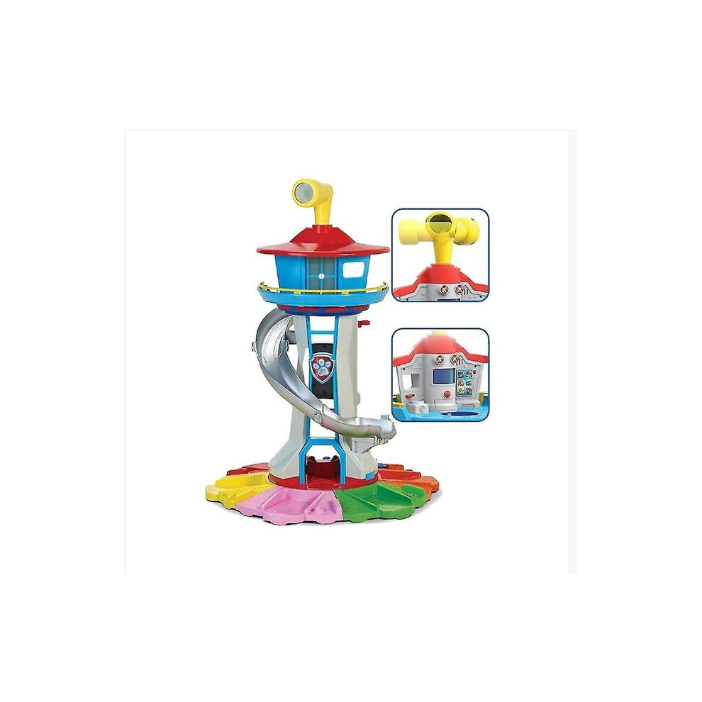 (with 6pcs dogs) Oversized Tower Puppy Headquarters Toy With Music ...