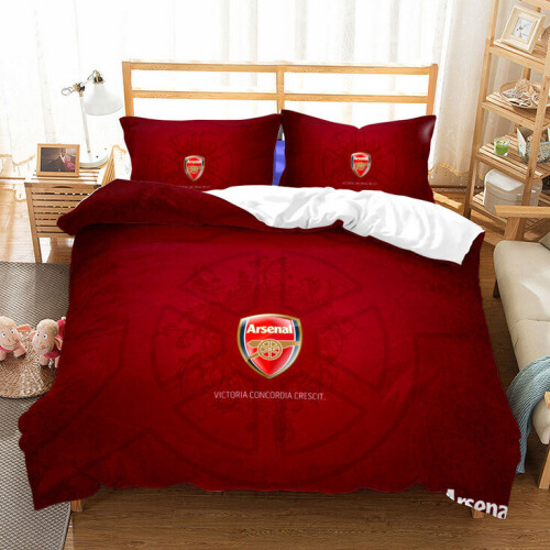 (Single 135*200cm) Gift For Arsenal Fans Single Double Duvet Covers ...