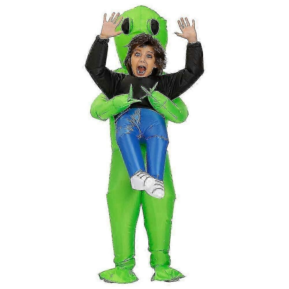 (110 to 145cm for kids) Inflatable Alien Costume Inflatable Halloween ...