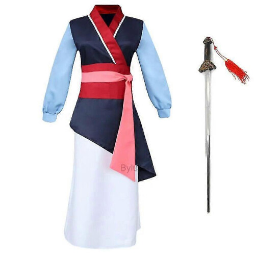 (S, MulanM-2) Adult Hua Mulan Costume Young Mulan Costume Dress Women ...