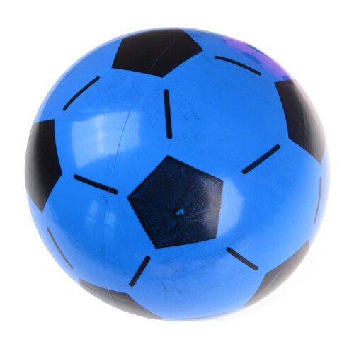 (blue) 1pack Inflatable PVC Soccer Football Kids Beach Pool Sports Ball ...