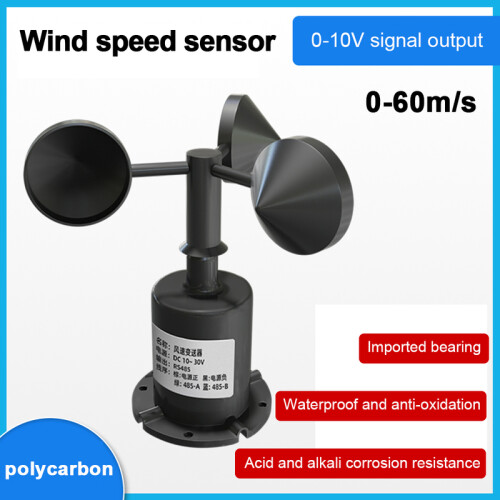 (0-60m 0-10V) 0-60m/s Wind Speed Meter Sensor High-Precision Wind ...