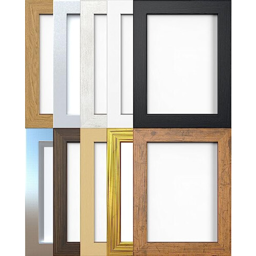 (Gold, 50x40CM(19.7" x 15.7")) Photo Frame Picture Poster Frame Wide ...