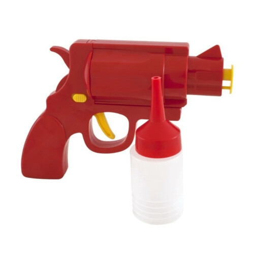 Kitchen Creative Gun Seasoning Bottle Original Plastic Sauce Condiment ...