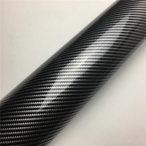 (152x30 CM, 2D Carbon Black) 2D 3D 4D 5D 6D Carbon Fiber Vinyl Wrap ...