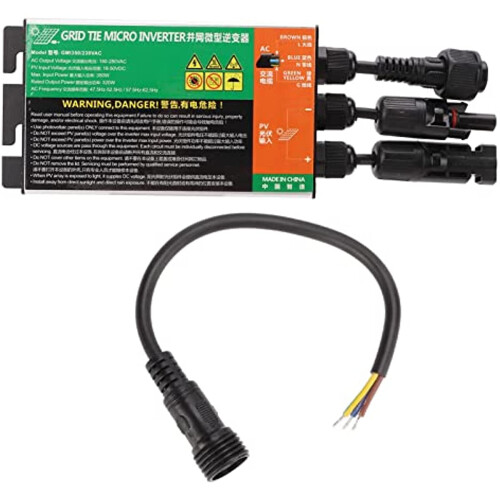 Grid Connect Inverter, Solar Micro Inverter 350W 230V MPPT Connected ...
