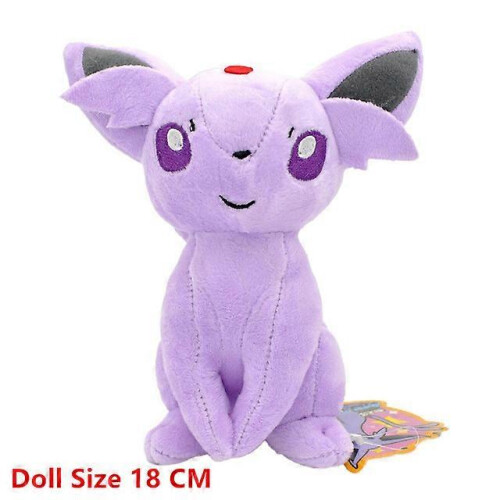 (Sit Espeon) New Plush Toy Cartoon Anime Figure Eevee Jolteon Sylveon ...