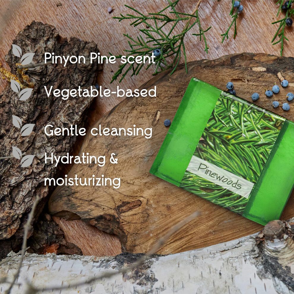 Glycerin Seife Pinewoods Duft - Natürlich, Vegan, Hypoallergen ...