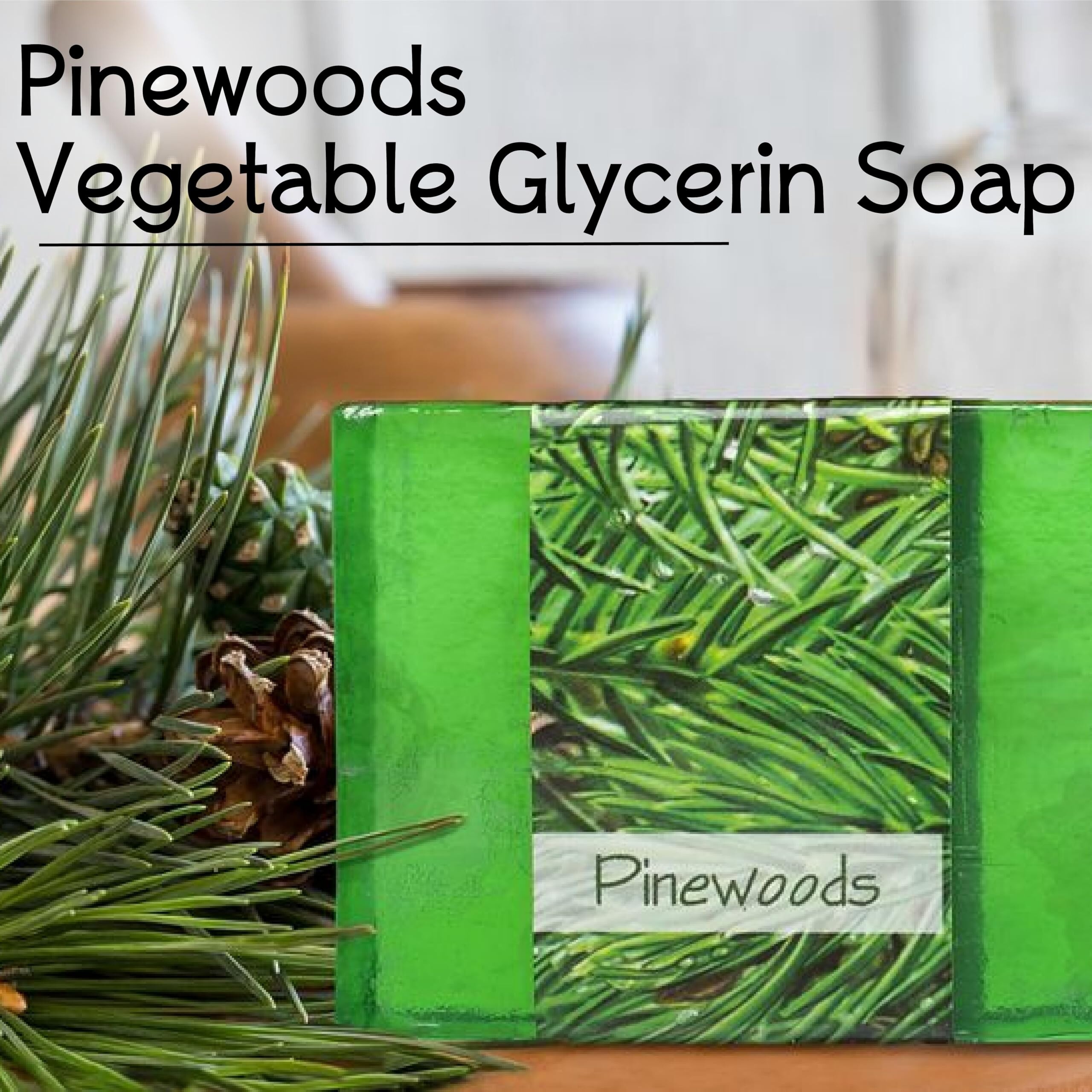 Glycerin Seife Pinewoods Duft - Natürlich, Vegan, Hypoallergen ...