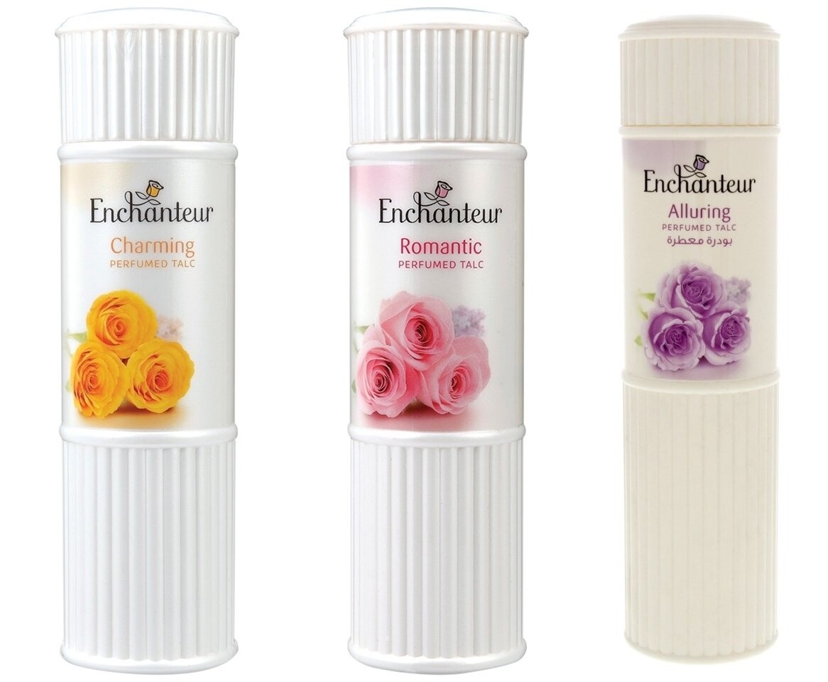 Enchanteur Perfumed Body Talcum Powder Charming Romantic & Alluring ...