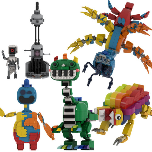 (Doey the Doughman) Poppy Playtime Chapter 4 Building Blocks Smiling ...