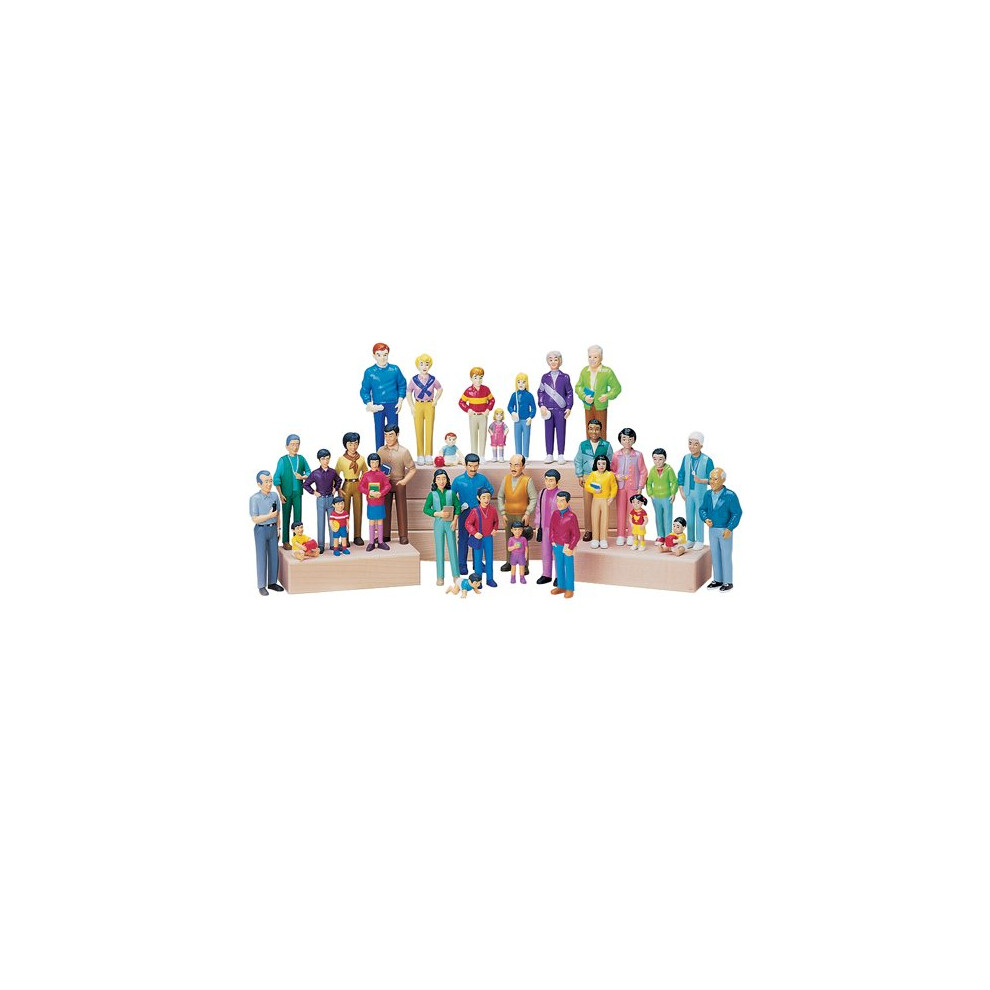 Cre8tive Minds Pretend Play Multicultural Families Diverse Toy Figures ...