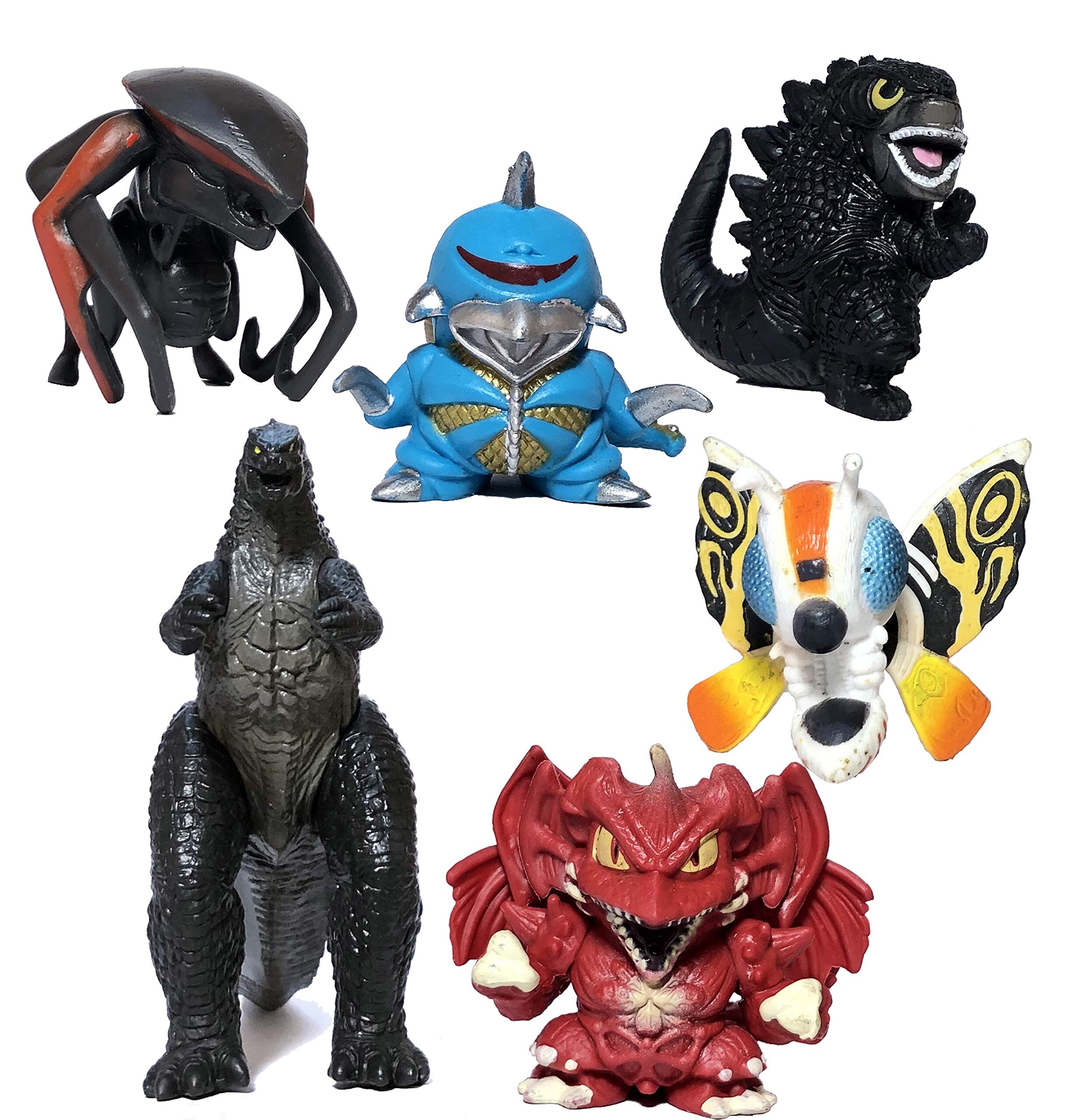 EZFun Set of 6 Godzilla Toys Movable Joint Birthday Kids 2020 Action Figures Destoroyah Gigan ...