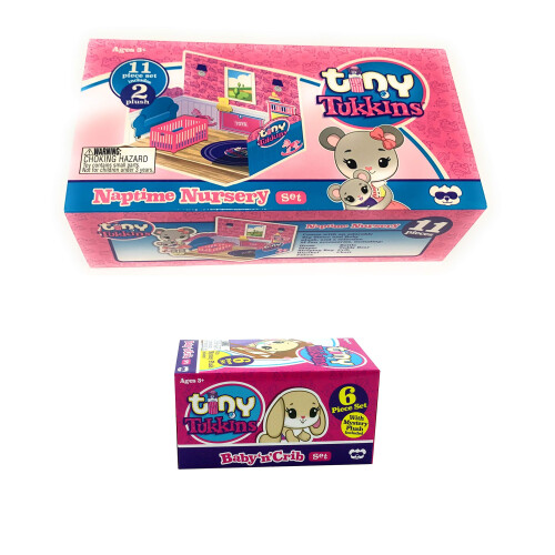 Tiny Tukkins Rouse Family Animal de peluche NaPtime Nursery Playset ...