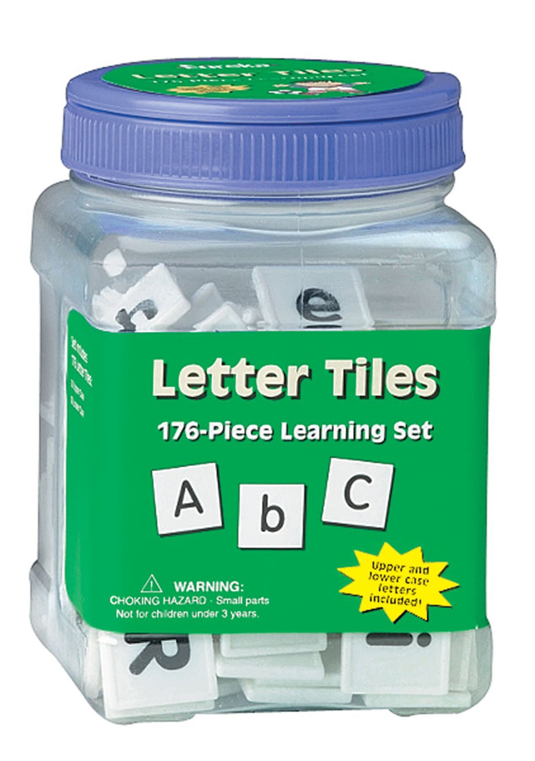 Eureka Tub Of Letter Tiles Fournitures de classe pour la rentr e scolaire Jouet ducatif 1'' x 1 ...