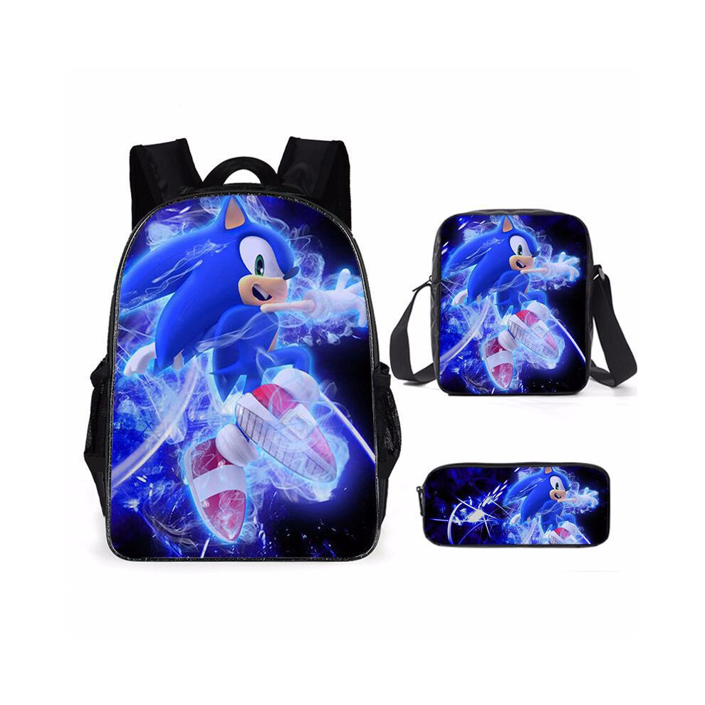 (14 styles, 17-inch backpack) New cartoon Sonic SONIC backpack primary ...