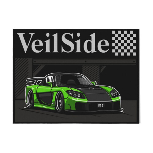 (VeilSide RX 7 FD3S Green=820) Canvas Print Framed DIY Install Kit ...