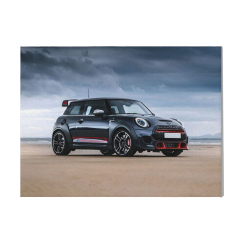 (Mini Cooper John Cooper=6509) Canvas Print Framed DIY Install Kit ...