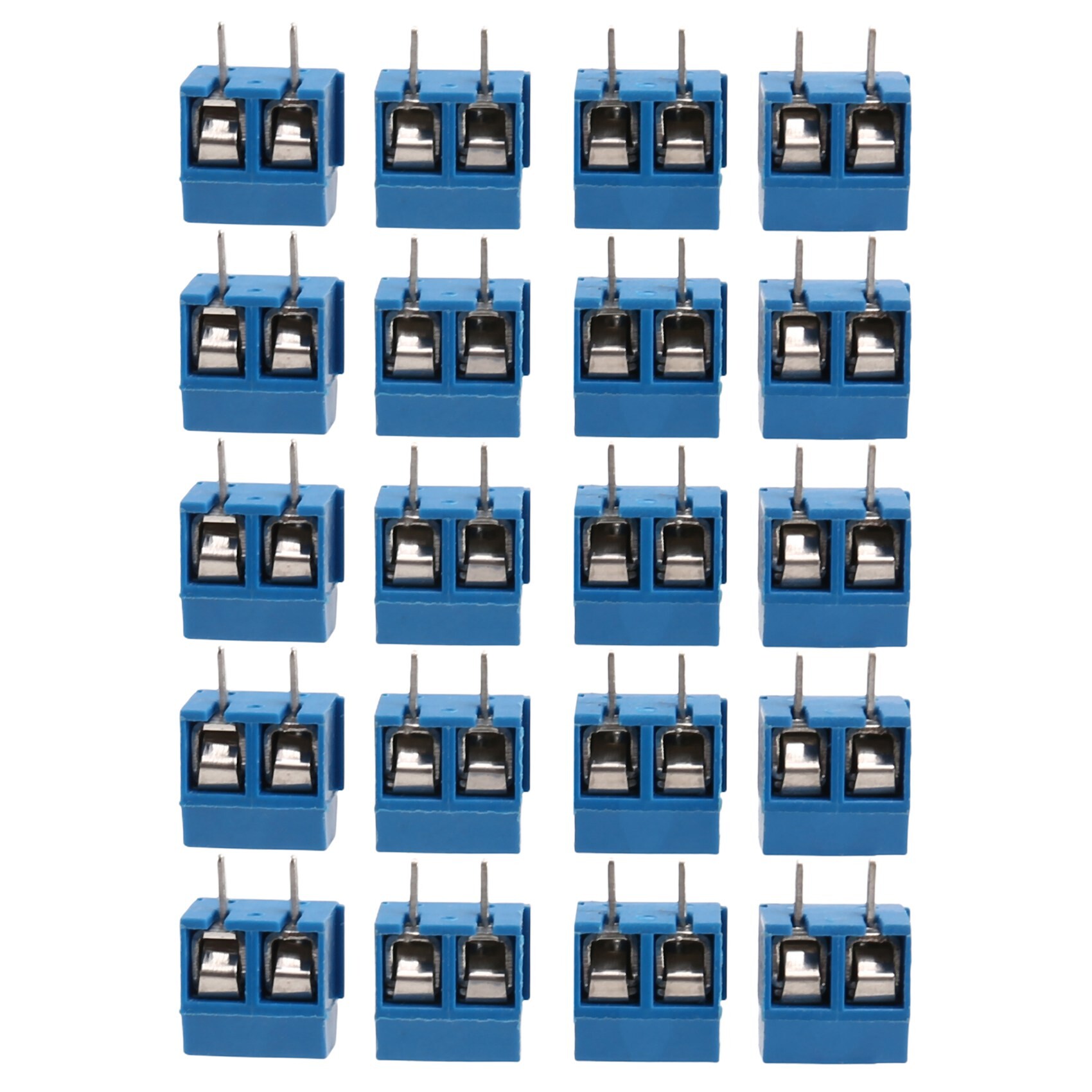 Connettore a morsettiera a vite a 2 pin, passo 5,08 mm, pannello PCB ...