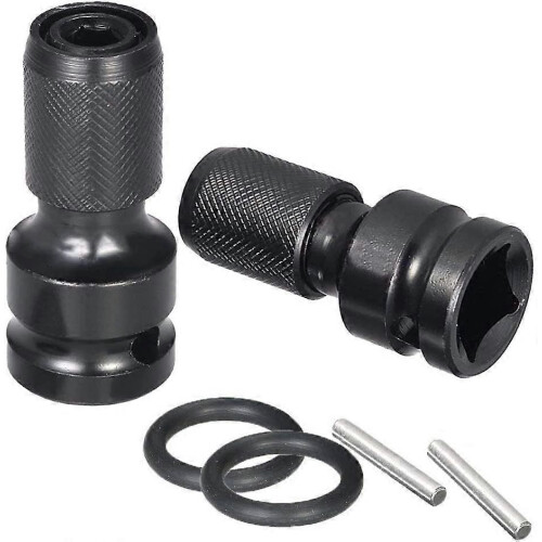 1/2 Inch Square Drive to 1/4 Inch Hex Female Socket Adapter Quick ...