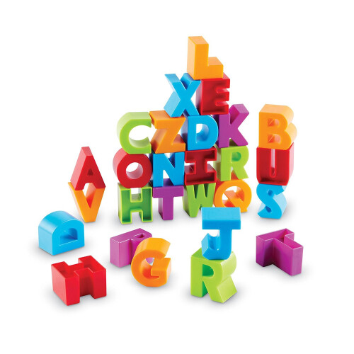 Learning Resources Letter Blocks Fine Motor Toy ABCs Letter Recognition ...
