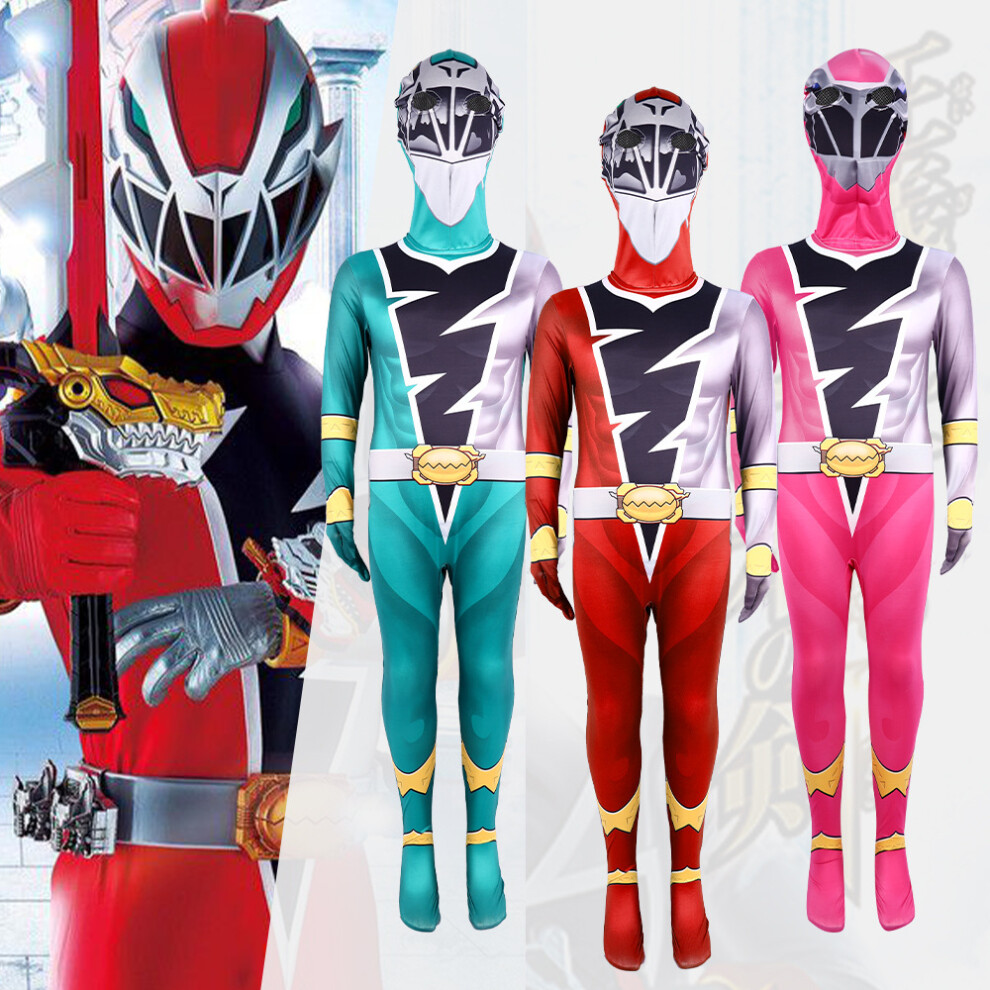 (Black, 120) KISHIRYU SENTAI RYUSOULGER Cosplay Costume Jumpsuit Party ...
